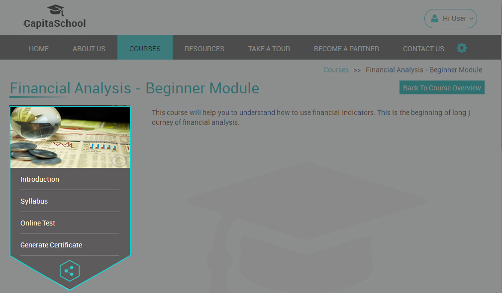 Online Financial Market Certified Courses | CapitaSchool